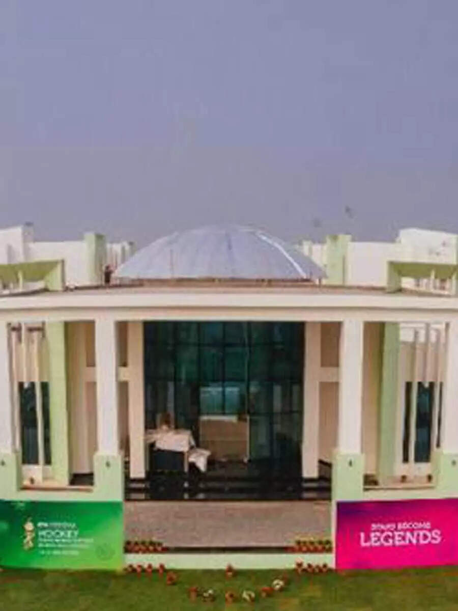 Rourkela unveils India's new hockey stadium for World Cup | Times of India