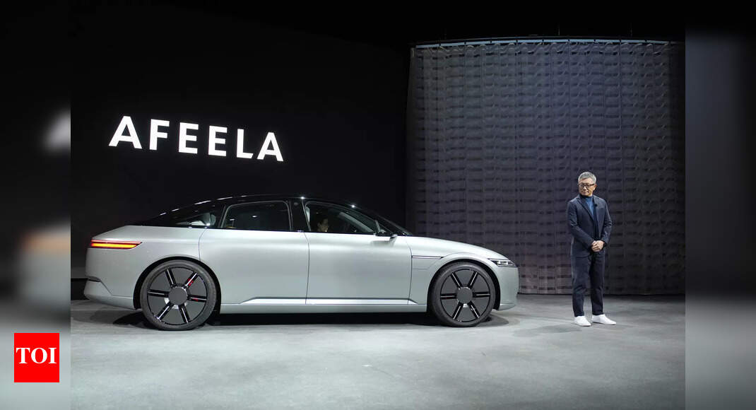 Sony, Honda roll out prototype of 'Afeela' EV that uses Qualcomm tech ...