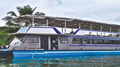Solar Ferry Gearing Up For Launch Soon | Kochi News - Times of India