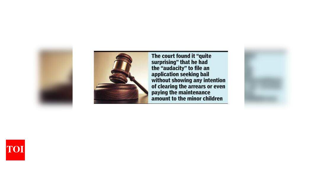 Man fails to pay maintenance arrears, court junks bail plea | Goa News ...