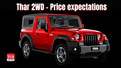 More affordable Mahindra Thar 2WD India launch tomorrow: Price ...