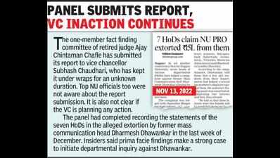 Dhawankar: HoDs reject settlement offer, want Dharmesh Dhawankar ...