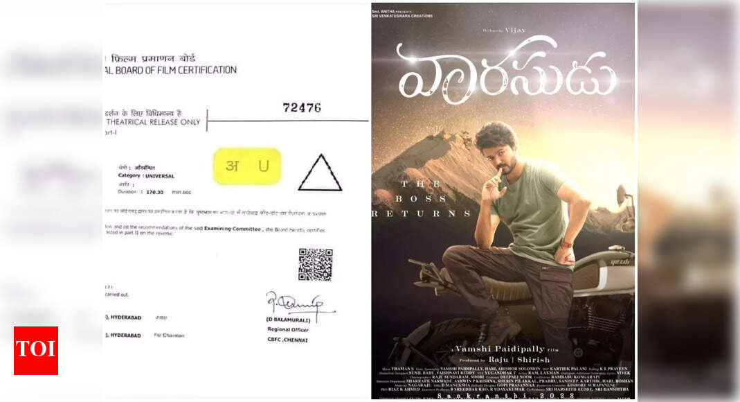 Thalapathy Vijay, Vamshi Paidipally, Dil Raju’s 'Vaarasudu' completes ...