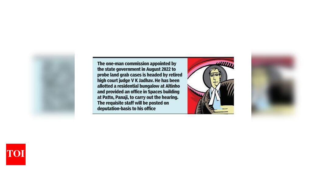 Land grab panel to start functioning this month | Goa News - Times of India