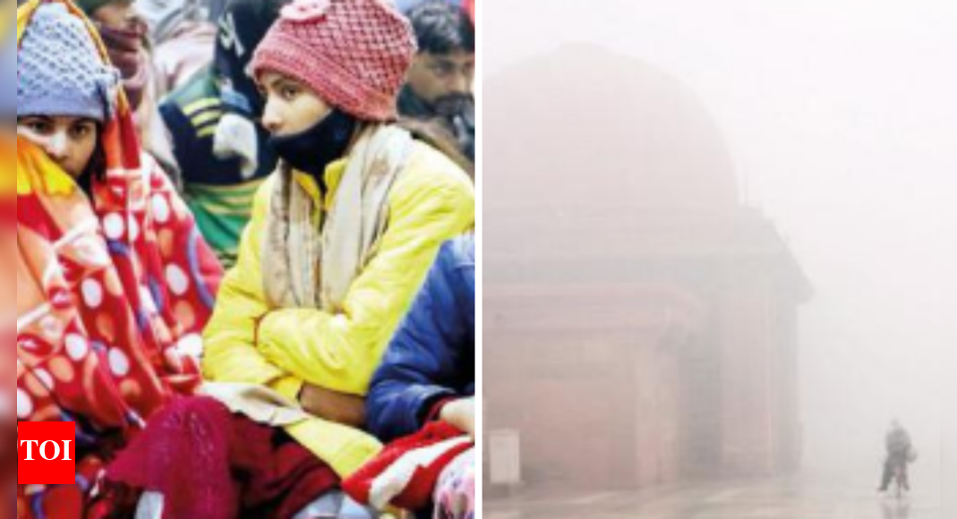 Frozen in time: Dense fog and chill keep capital numb, eclipse sunlight ...