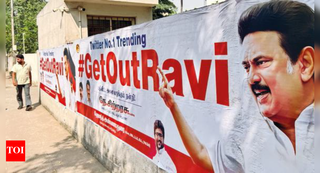 Ravi: Protests across Tamil Nadu against governor R N Ravi; effigies ...