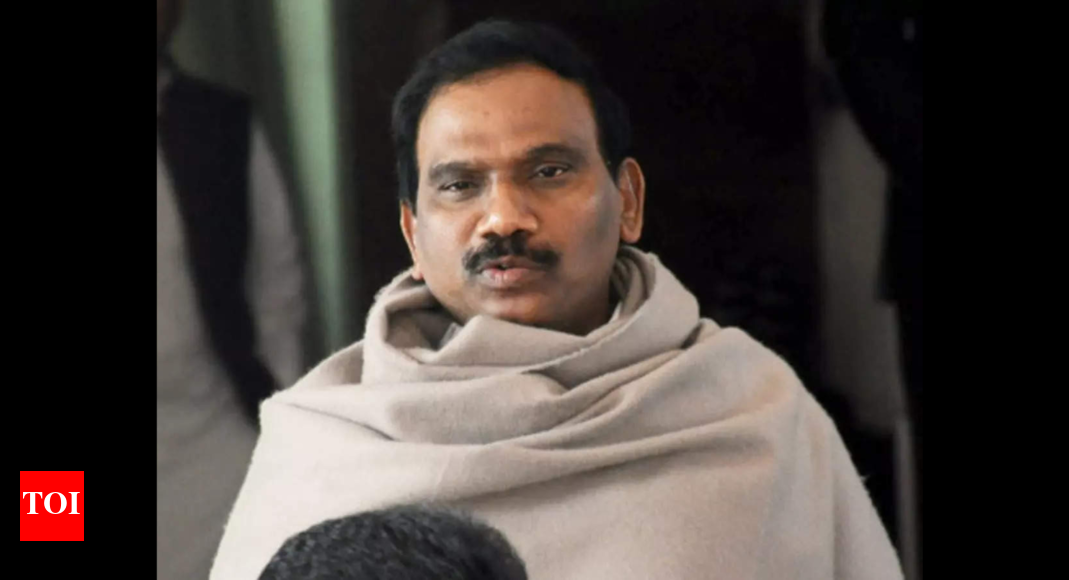 Dmk: Disproportionate assets case: DMK's A Raja served chargesheet copy ...