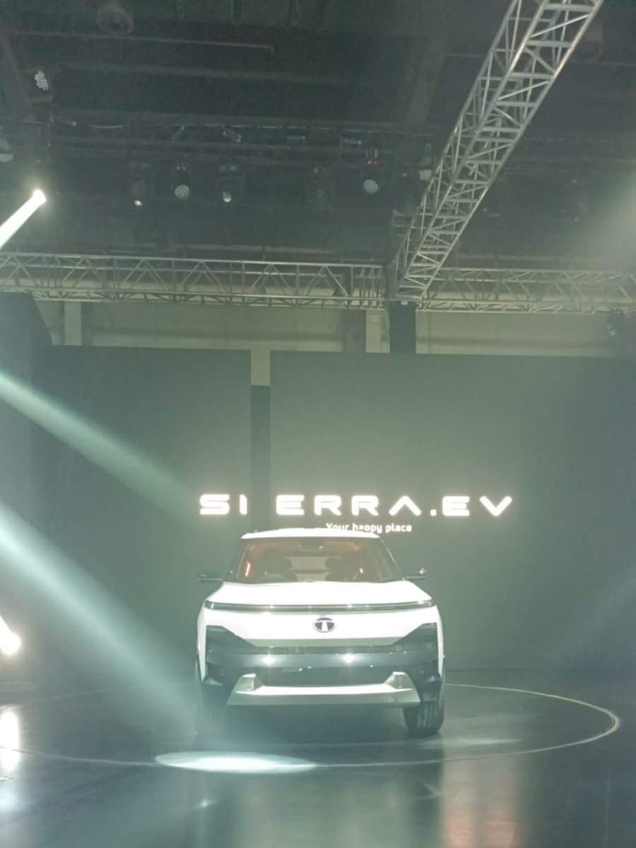 Tata Sierra Ev Showcased At Auto Expo 2023 In Near Production Spec