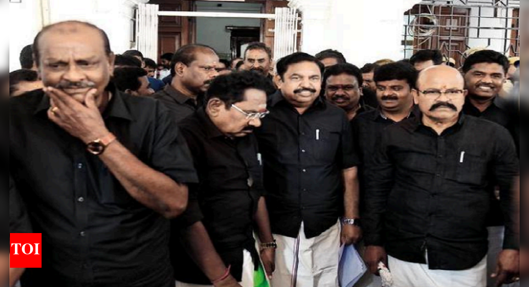 Aiadmk: Edappadi K Palaniswami, M K Stalin spar over law and order ...