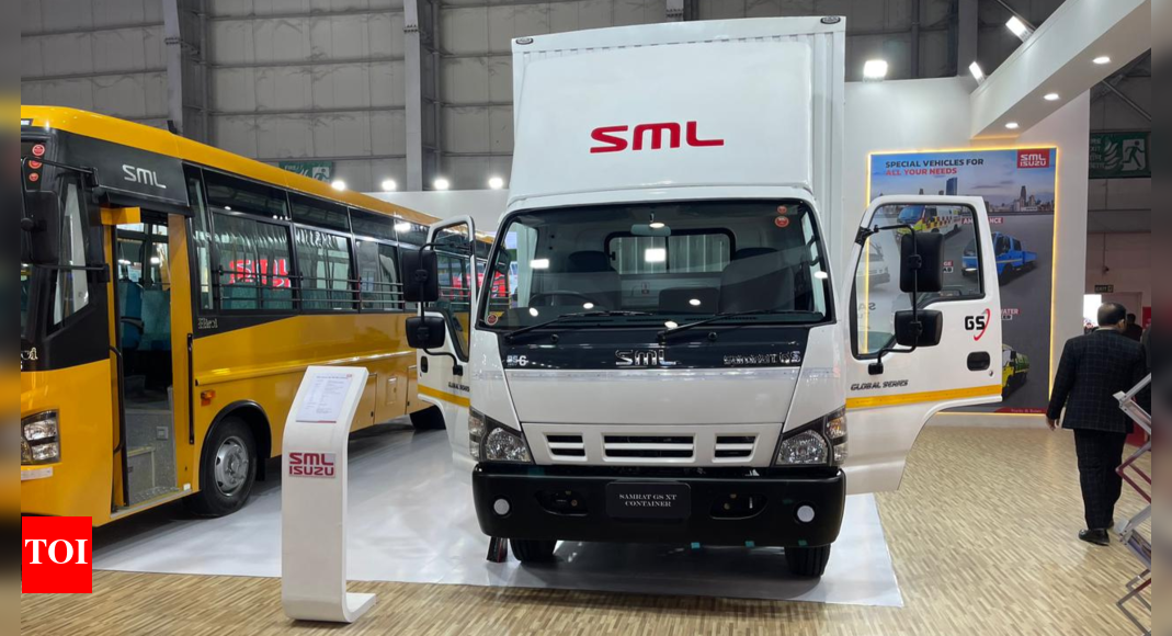 Auto Expo 2023: SML Isuzu showcases new 24 ft. M.S. Container for Samrat GS truck - Times of India