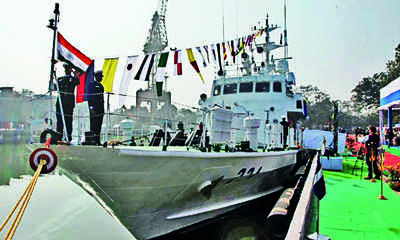 Grse: Grse Vessel For Coast Guard Commissioned In Kol | Kolkata News ...