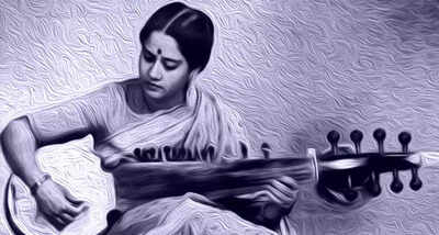 Sharan Rani, the first woman exponent of sarod - Times of India