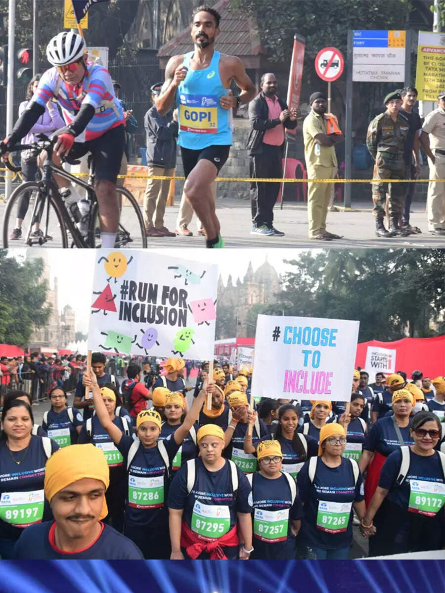 Mumbai Marathon 2023: Runners' bold spirit captured in pics | Times of ...