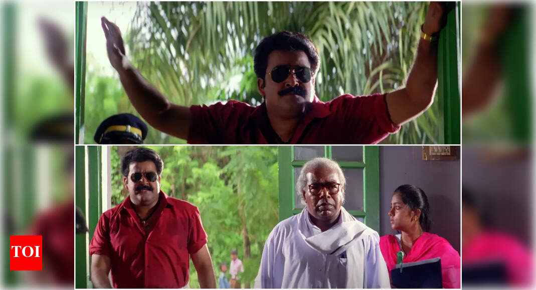 Aadu Thoma is back in action! Mohanlal launches the 4K teaser of ...