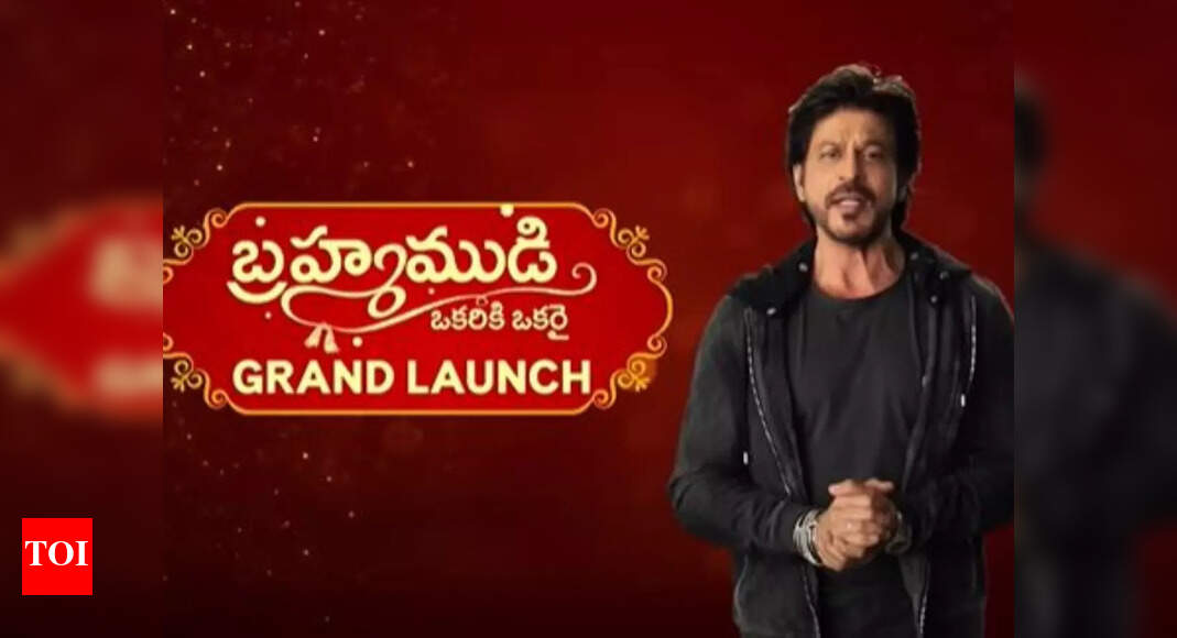 B'wood superstar Shah Rukh Khan promotes upcoming Telugu TV show ...