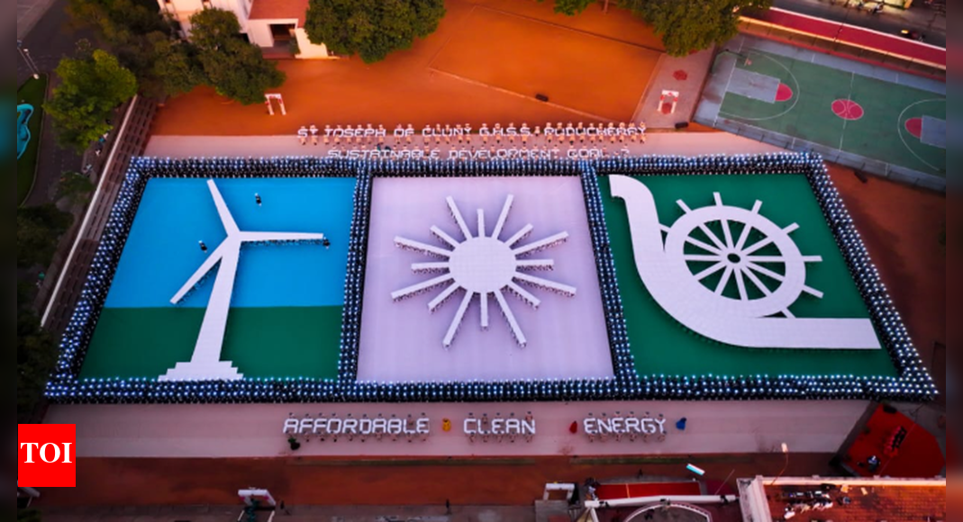 Puducherry school makes world record attempt | Puducherry News - Times ...