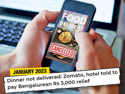 Can you get compensation for non-delivery of food? - Times of India