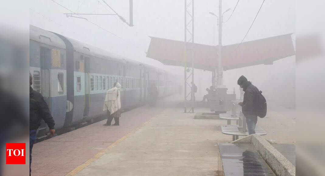 Bihar: Dense fog disrupts movement of trains | Patna News - Times of India