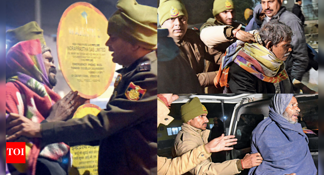 250 homeless moved from under Delhi's Kashmere Gate flyover to shelters ...