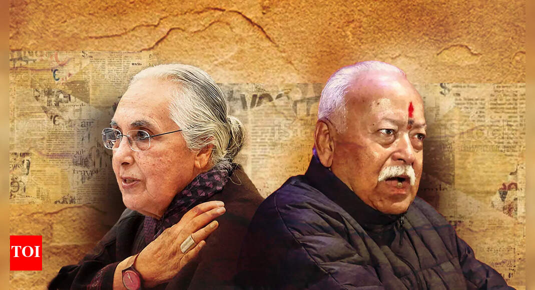 Two stories in two versions of Indian history | India News - Times of India