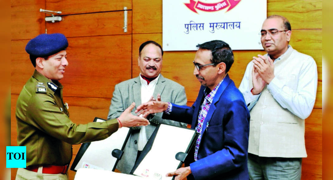J’khand Police Signs Mous With 4 Premier Institutes | Ranchi News ...