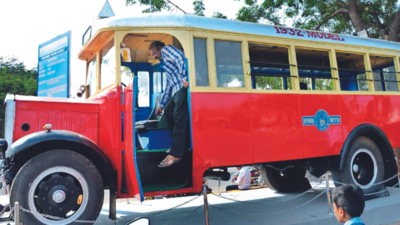 Rtc Brings Vintage Bus Back For Public Display | Vijayawada News ...