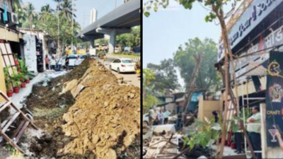 Encroachments on 200m stretch of Malad road cleared | Mumbai News ...