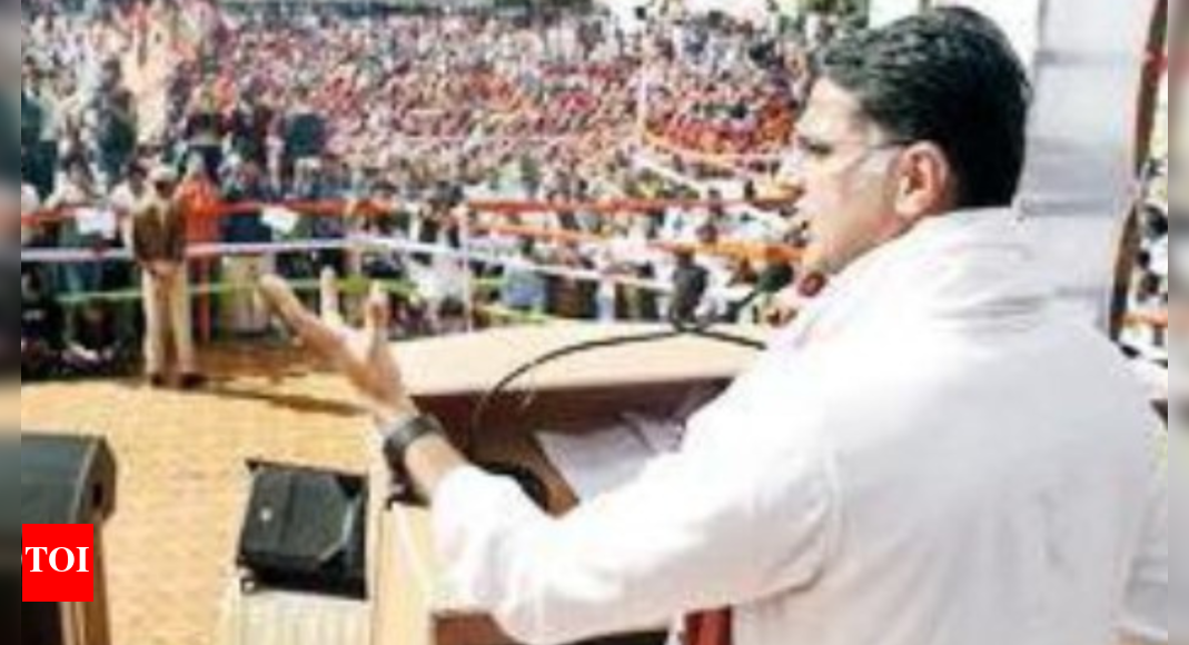 Act Against Raje For Graft Charges, Pilot Tells Gehlot | Jaipur News ...