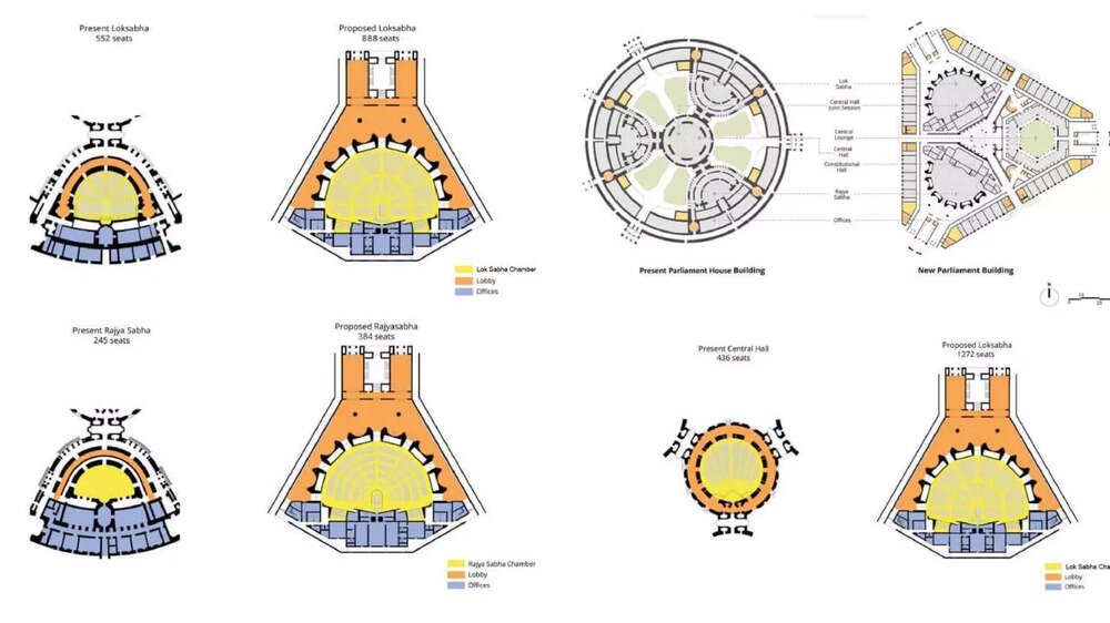 First look: Inside pictures of new Parliament building | The Times of India
