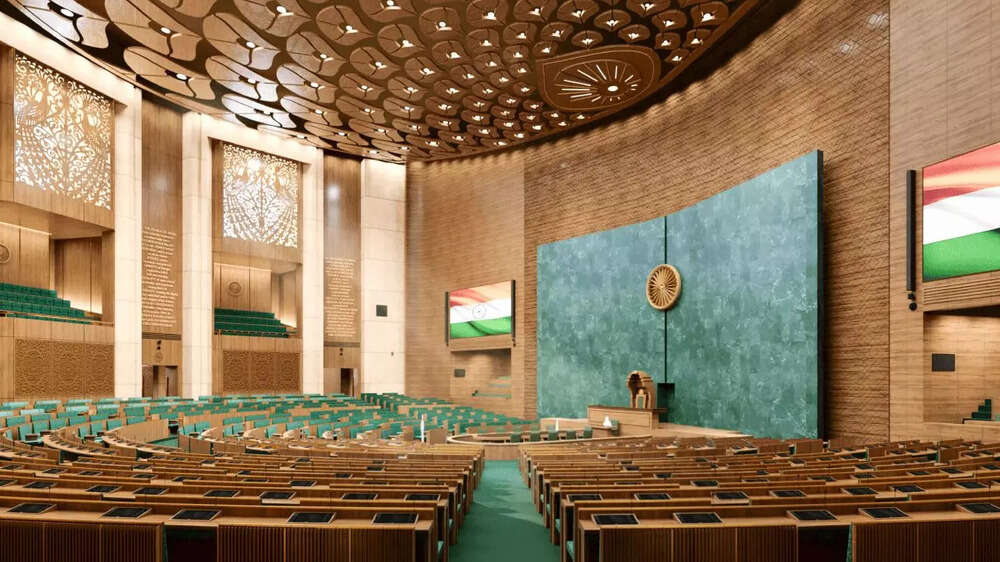 First look: Inside pictures of new Parliament building | The Times of India First look: Inside pictures of new Parliament building | The Times of India