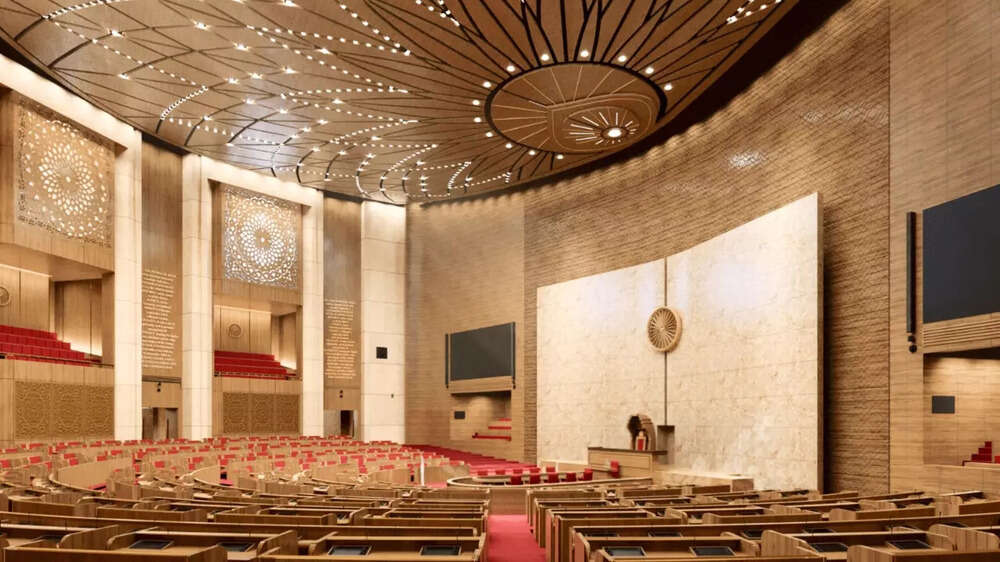 First look: Inside pictures of new Parliament building | The Times of India