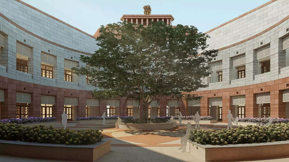 First look: Inside pictures of new Parliament building | The Times of India