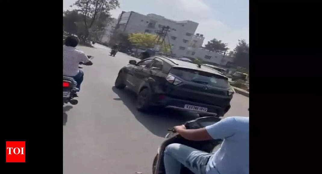 Road rage caught on camera: Woman drives car for four km with man on bonnet | Bengaluru News ...