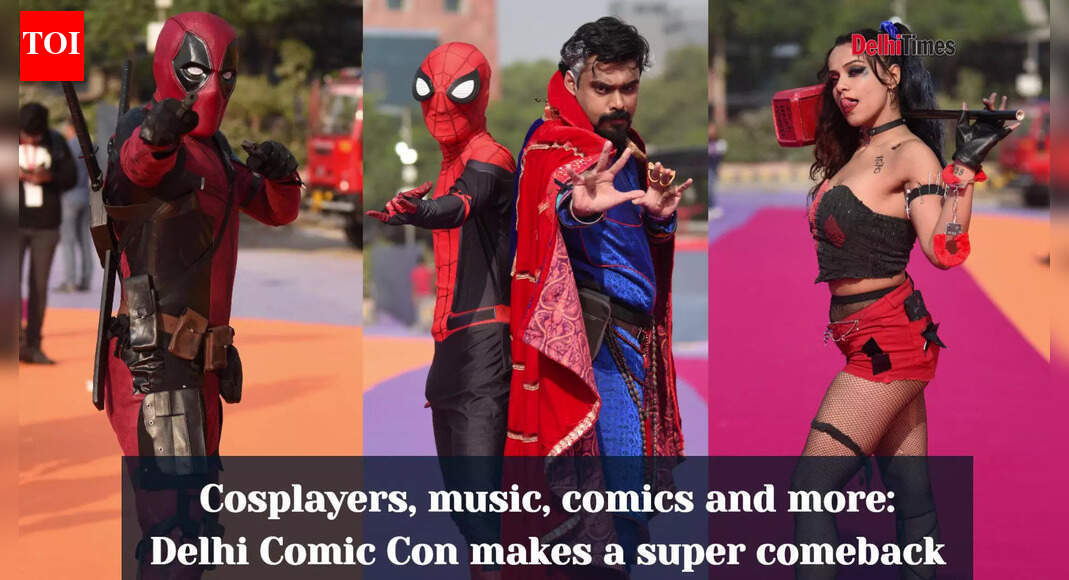 Cosplayers, music, comics and more: Delhi Comic Con makes a super comeback