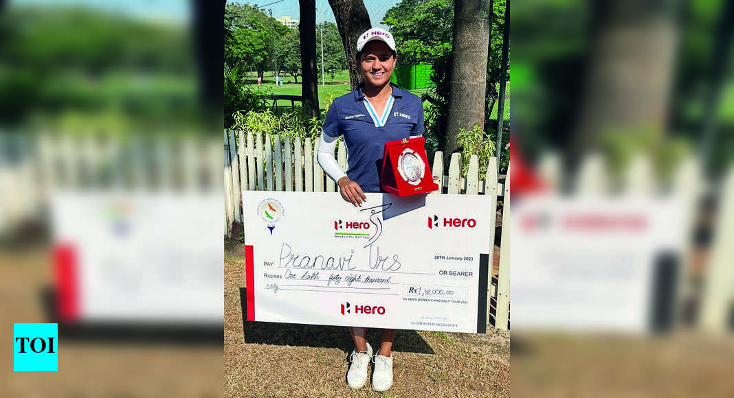 Pranavi: Pranavi Sails To 5-shot Win | Bengaluru News - Times of India