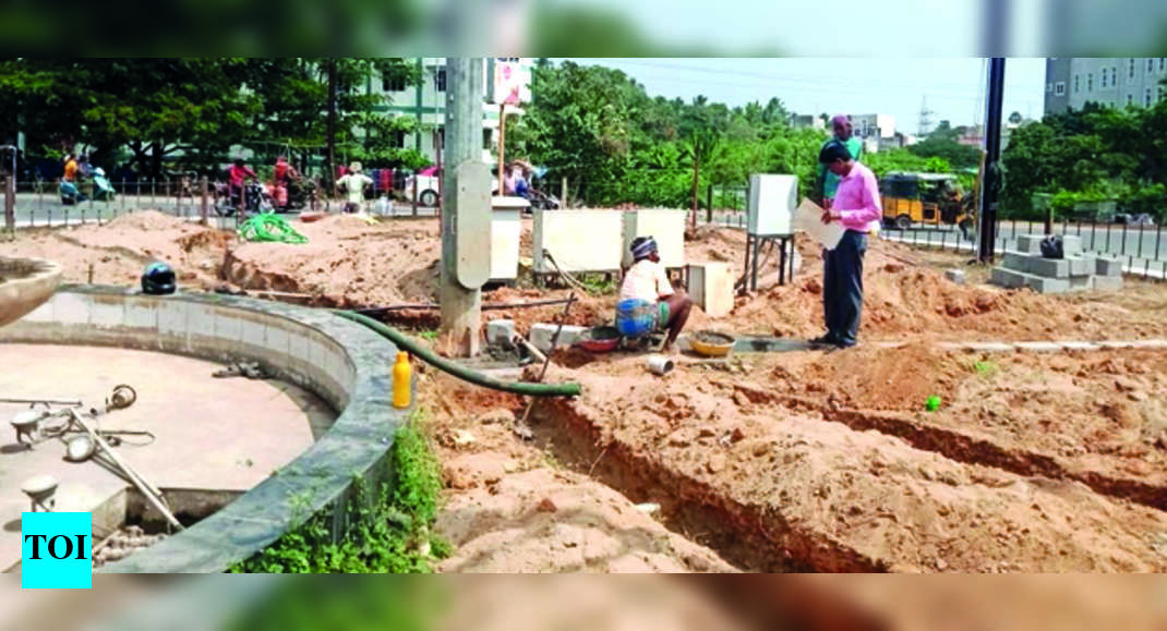Srirangam: Beautification Work Begins Near Srirangam | Trichy News ...