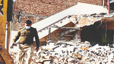 Hisar: Four Houses Of Peddlers Razed In Hisar | Chandigarh News - Times ...