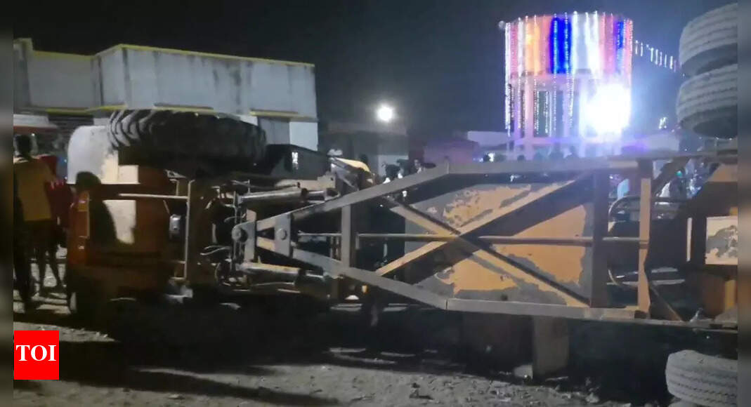 4 dead, 9 injured as crane collapses during temple festival in Tamil ...
