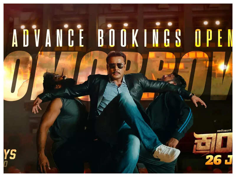 Darshan's 'Kranti' booking sets box office on fire; faces 'Pathaan ...