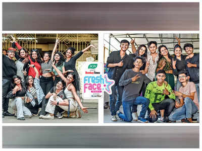 Students showcase their talent at Fresh Face auditions - Times of India