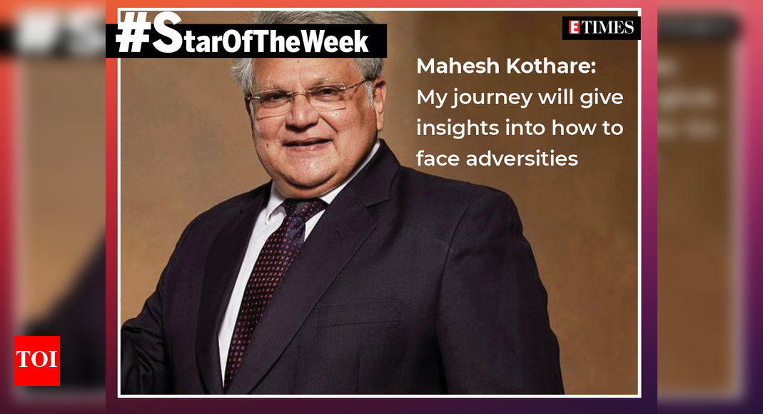#Staroftheweek: Mahesh Kothare: My journey will give insights into how ...
