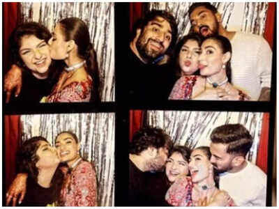 Newlyweds Athiya Shetty-KL Rahul and rumoured lovers Anshula Kapoor and ...