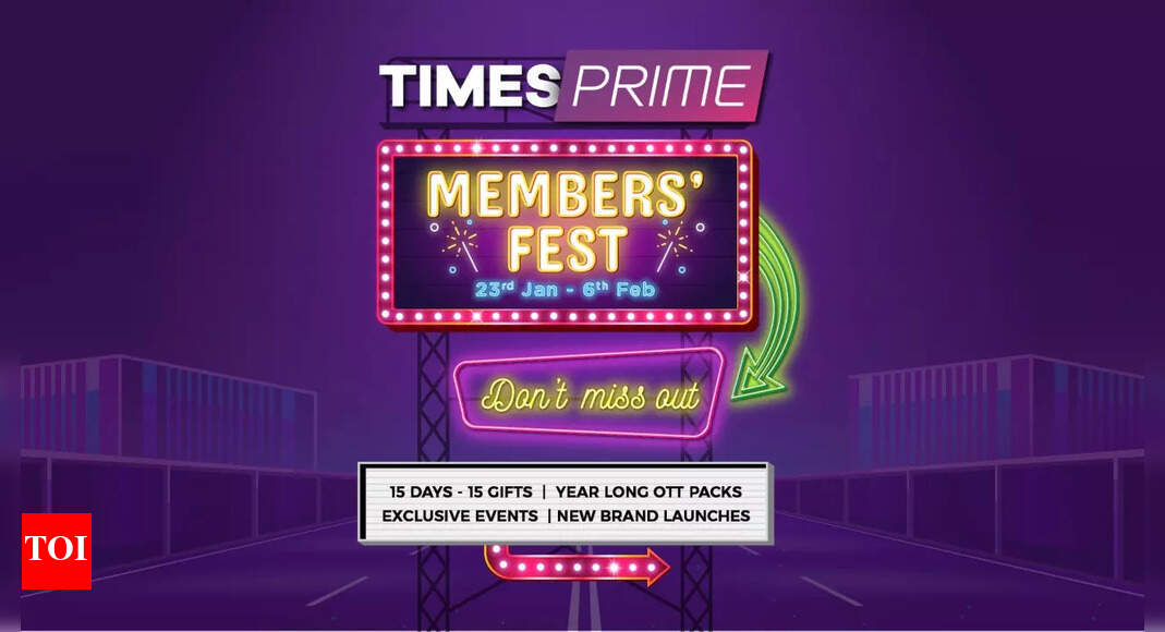 Times Prime launches 15-day members fest with complimentary gifts, year ...