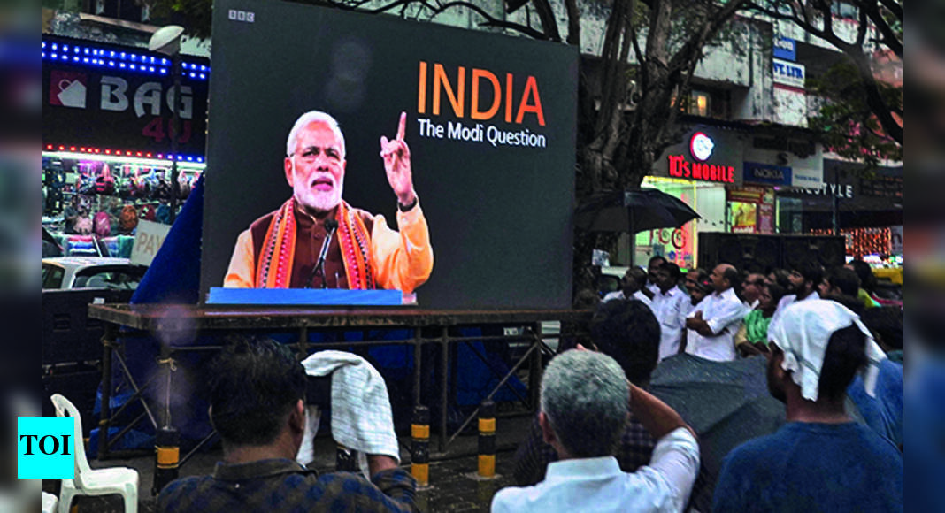 PM Modi's BBC documentary screened at Hyderabad, Kerala universities ...