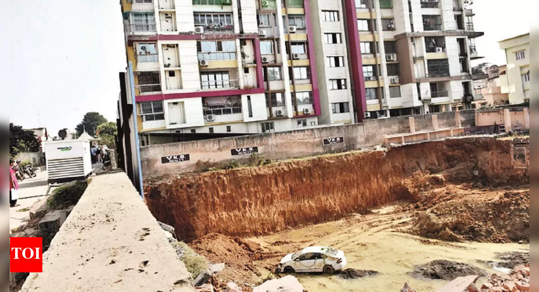 Residents Live In Open After Building Develops Cracks, Road Caves In ...