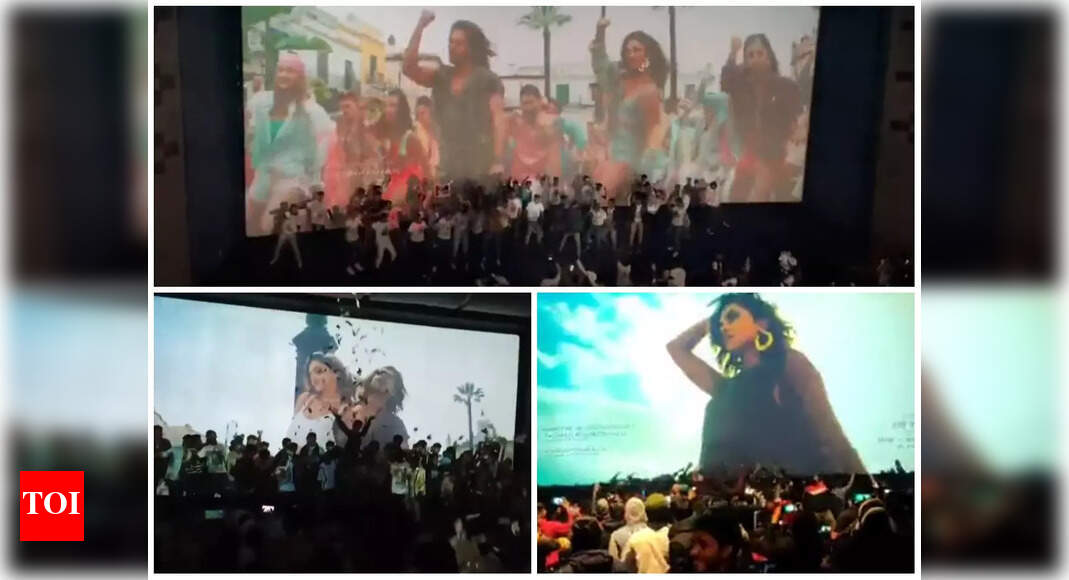 Fans celebrate 'Pathaan' release; dance to Shah Rukh Khan and Deepika ...