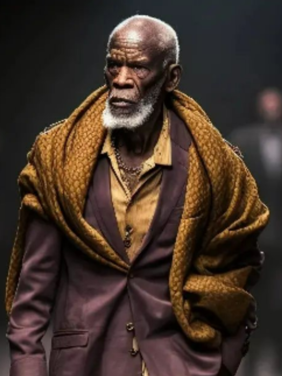 AI imagines elderly people walking the ramp in a fashion show | Times Now
