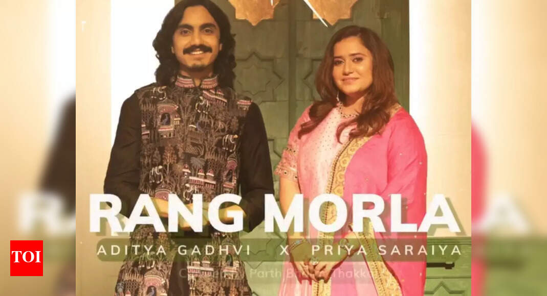Priya Saraiya and Aditya Gadhvi to release 'Rang Morla' soon | Gujarati ...