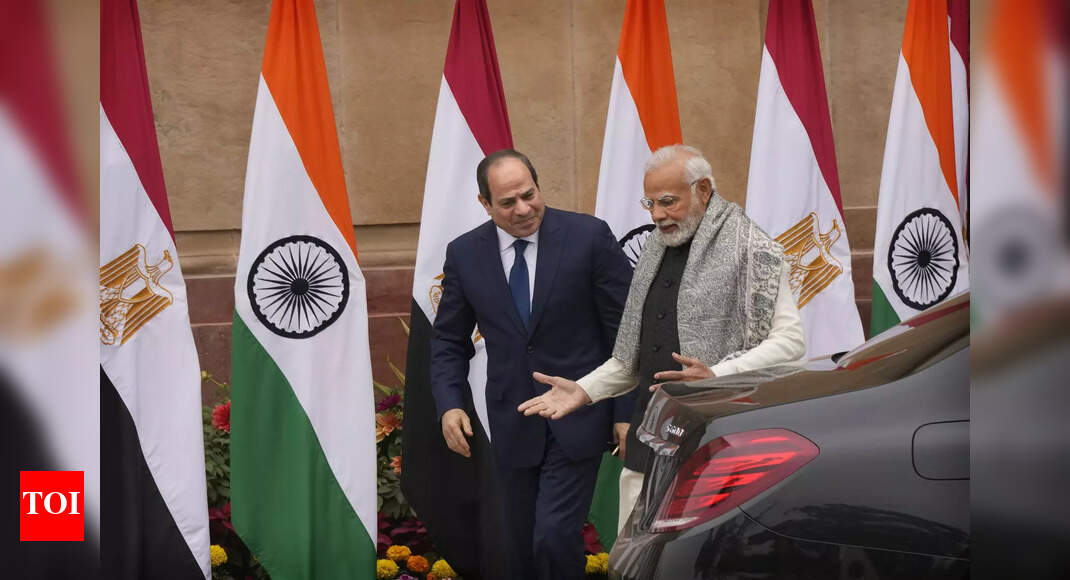 PM Modi, Egypt President Sisi hold discussion on cross-border terrorism ... PM Modi, Egypt President Sisi hold discussion on cross-border terrorism ...