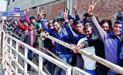 Cricket: People Flock To Jsca Stadium For T20 Tickets | Ranchi News ...